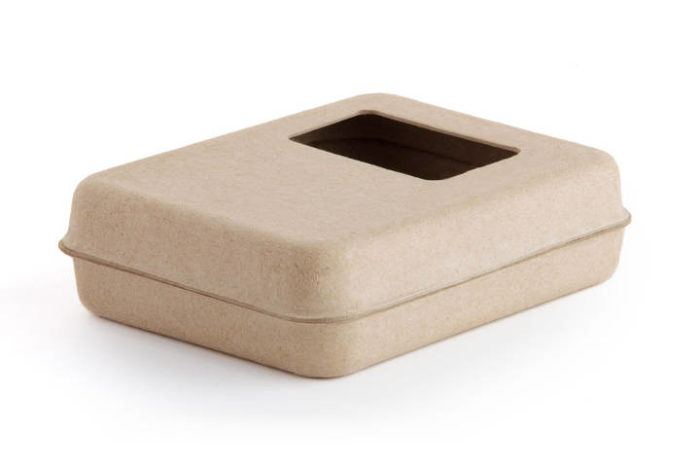 Medium clamshell with window | Environmentally Friendly Packaging