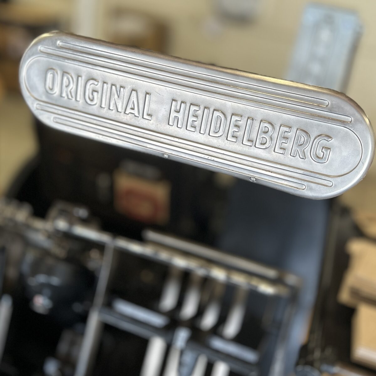 Making Die Cut Inserts with a Vintage 1951 Heidelberg Windmill ...